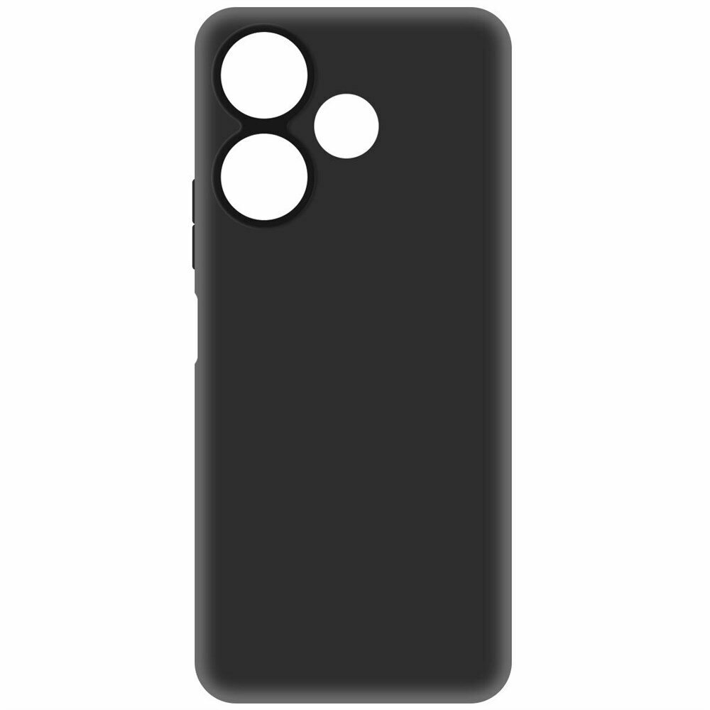 Чехол-накладка Krutoff Soft Case для Xiaomi Redmi 13/Poco M6 4G черный