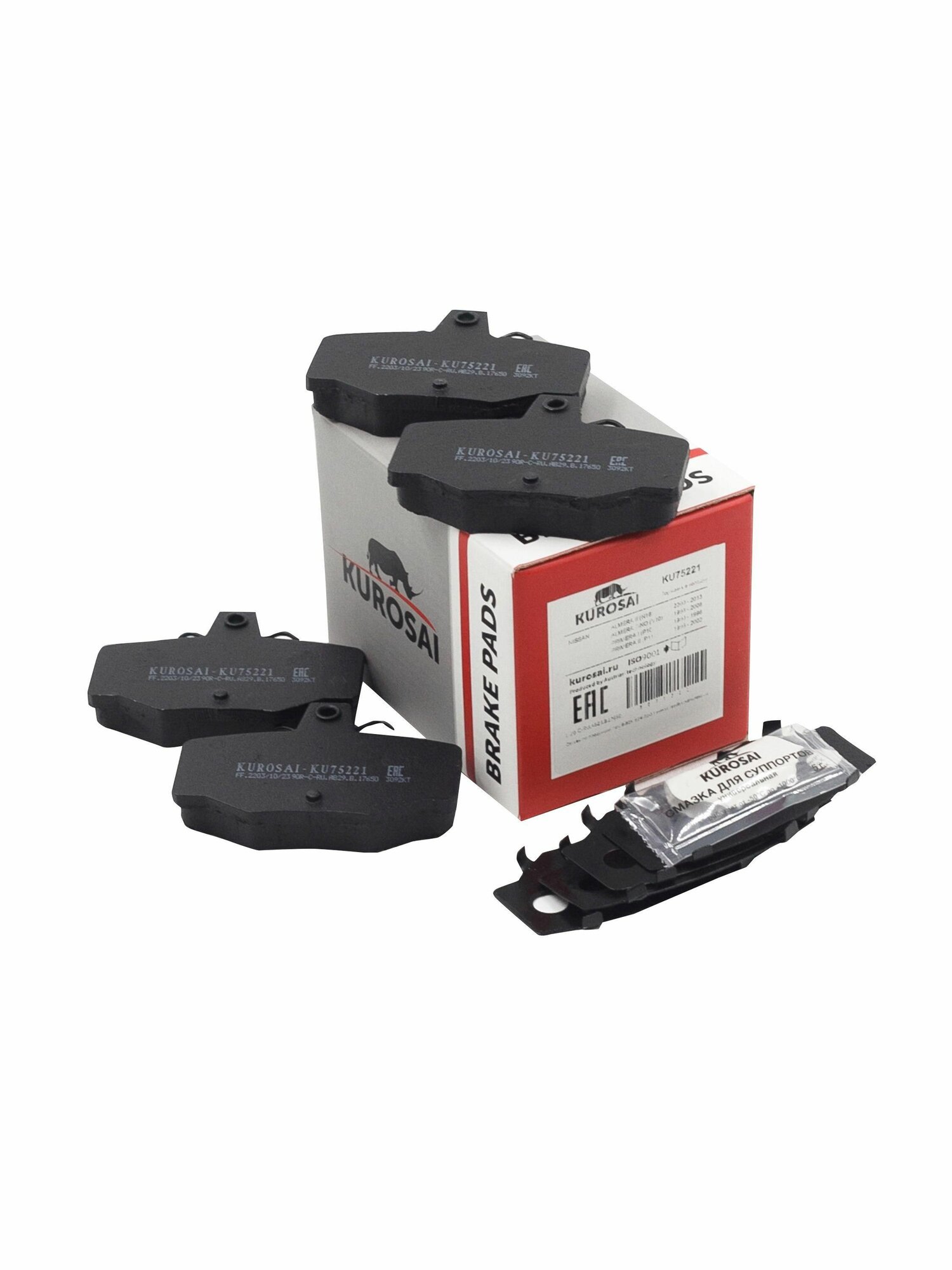 Тормозные колодки задние Nissan Almera II (N16) 2000-2013, Almera TINO (V10) 1998-2008, Primera 1990-2002