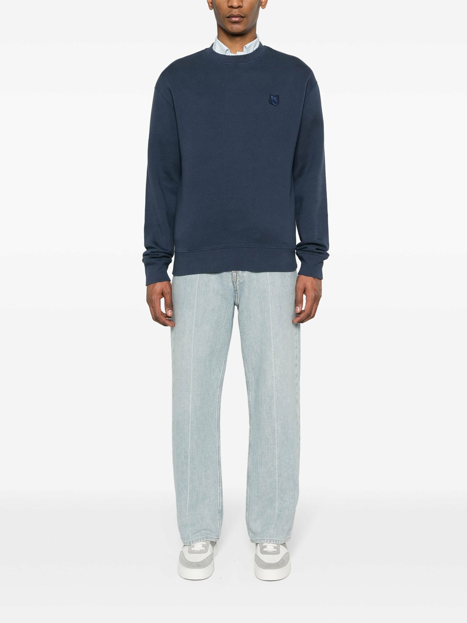 Толстовка Maison Kitsune Bold Fox Head, размер M, , синий — фото 1