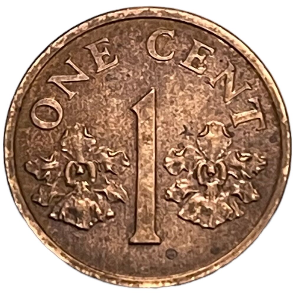 Сингапур 1 цент 1989 г.