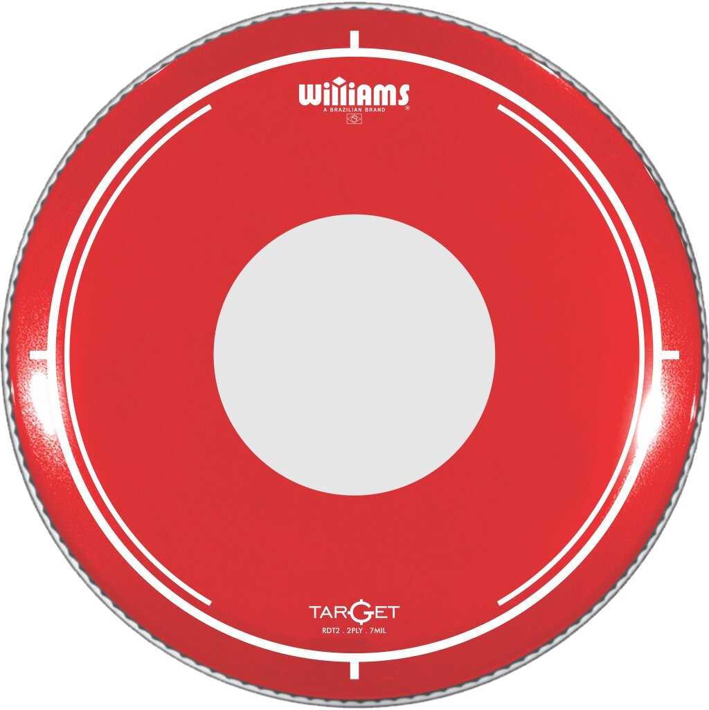 RDT2-7MIL-16 Target Dot Series Red Пластик для том-барабана 16", красный, Williams