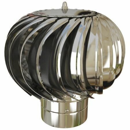 Турбодефлектор ТД фланец D250 нержавеющая сталь ERA