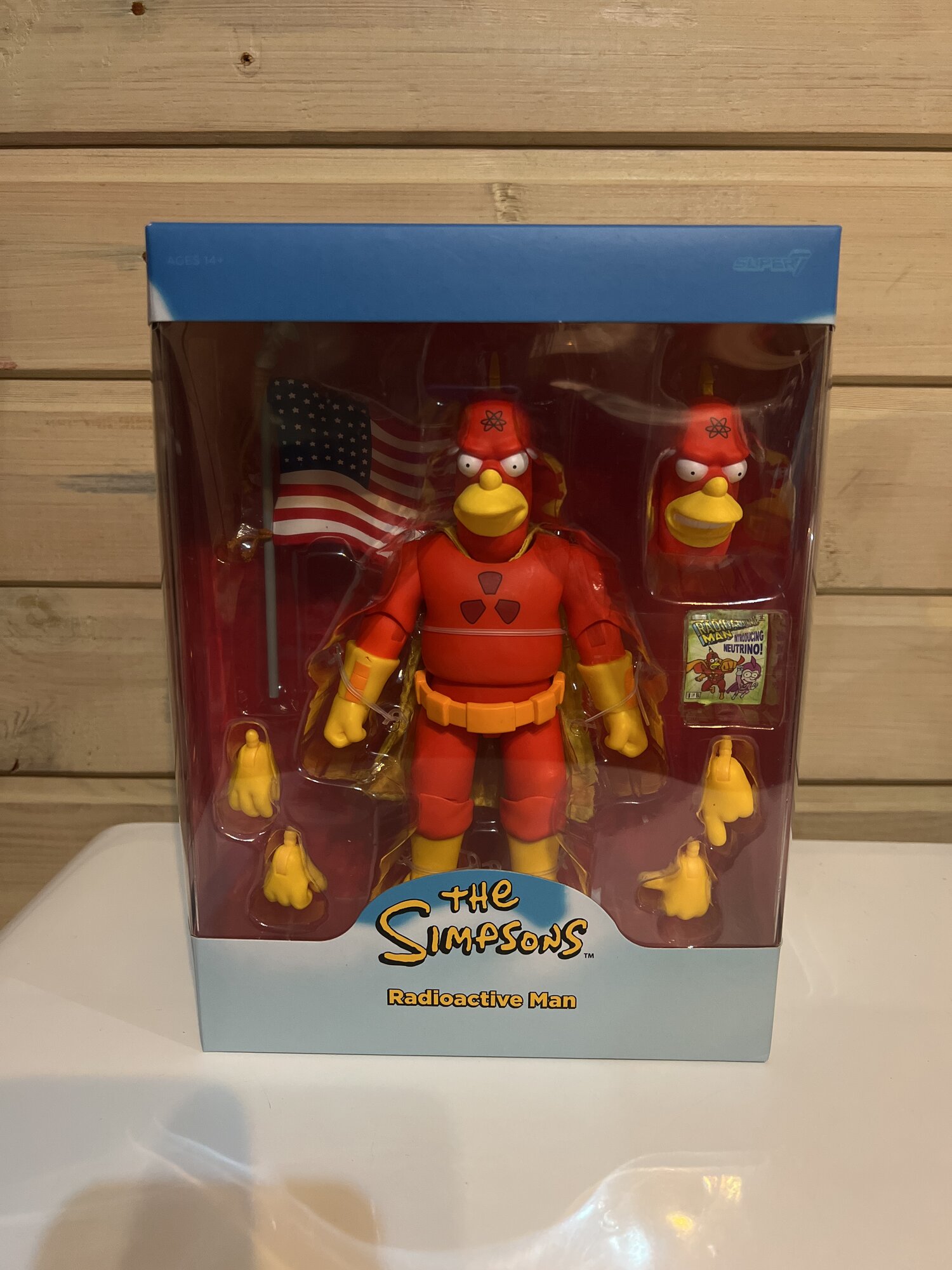 Фигурка Симпсон The Simpson Radioactive man, от Super 7