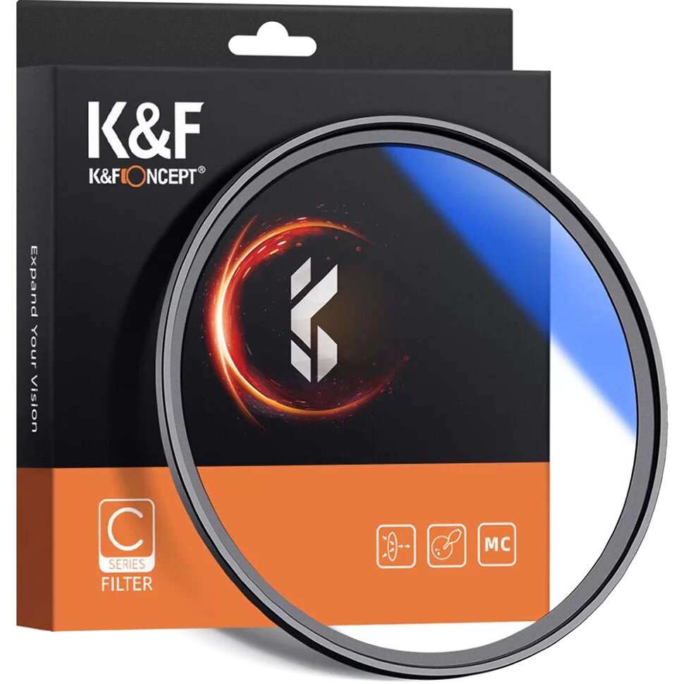 Светофильтр K&F Concept C-Series HMC UV 58mm ультрафиолетовый