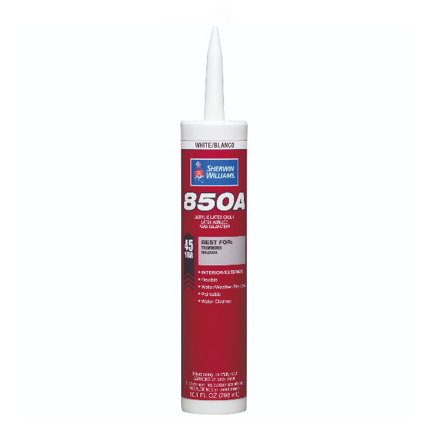 Sherwin Williams 850A Acrylic Latex Caulk white герметик универсальный (белый, 300 мл)