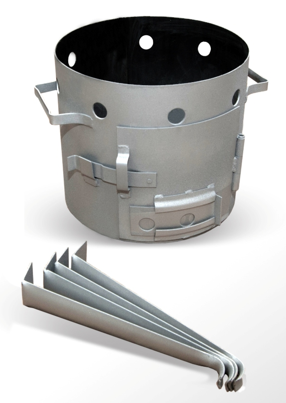 Кукмара ук04, Учаг для казана 15л (толщина стенок 2 мм)