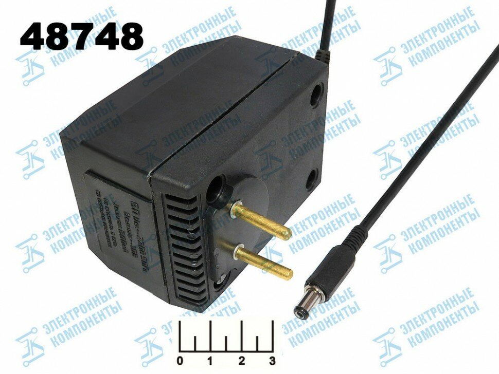 Блок питания 10V 0.6A Ритм (5.5*2.1) переменный