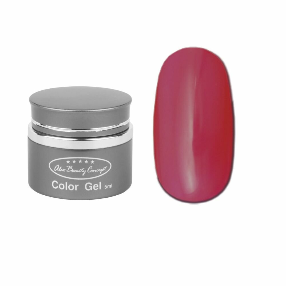 Alex Beauty Concept Цветной эластичный гель для ногтей Neo Teck Color Gel, цвет розовый 69746, 5 мл