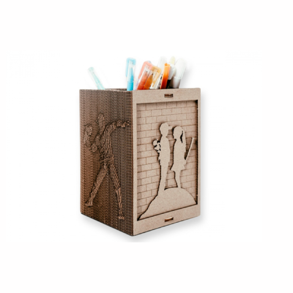 Конструктор картонный 3D QBRIX Стрит-Арт органайзер