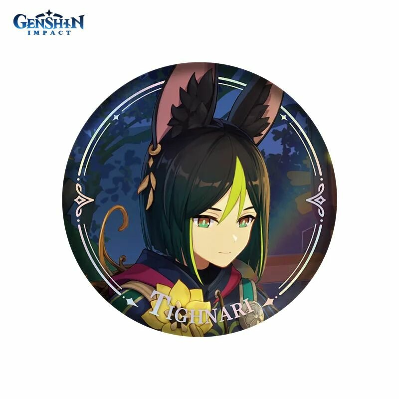 Значок Character PV Series Tighnari 6942421101727 металл 5,8 см