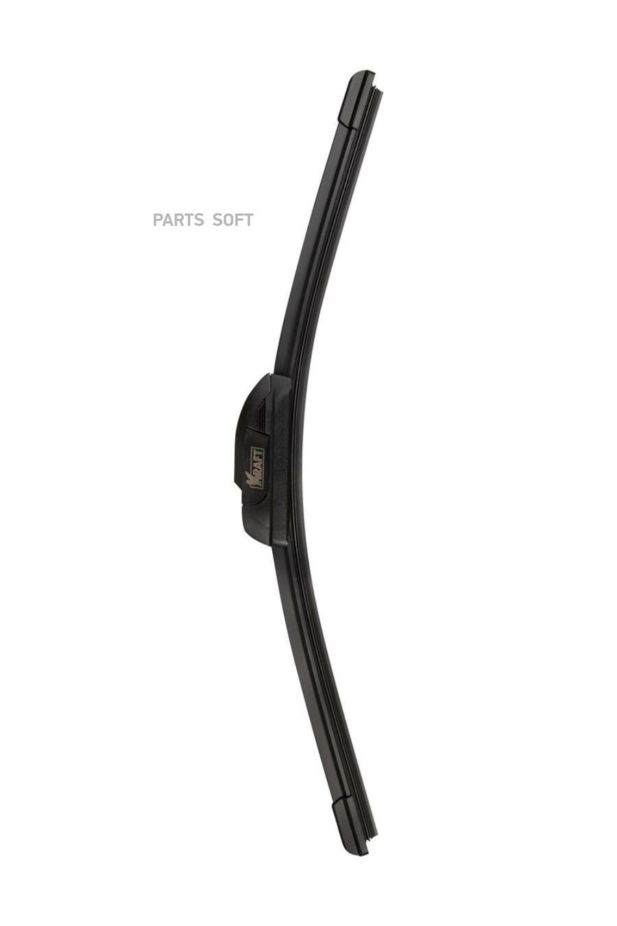 KT830814 KRAFT Щетка стеклоочистителя бескаркасная 450mm teflon