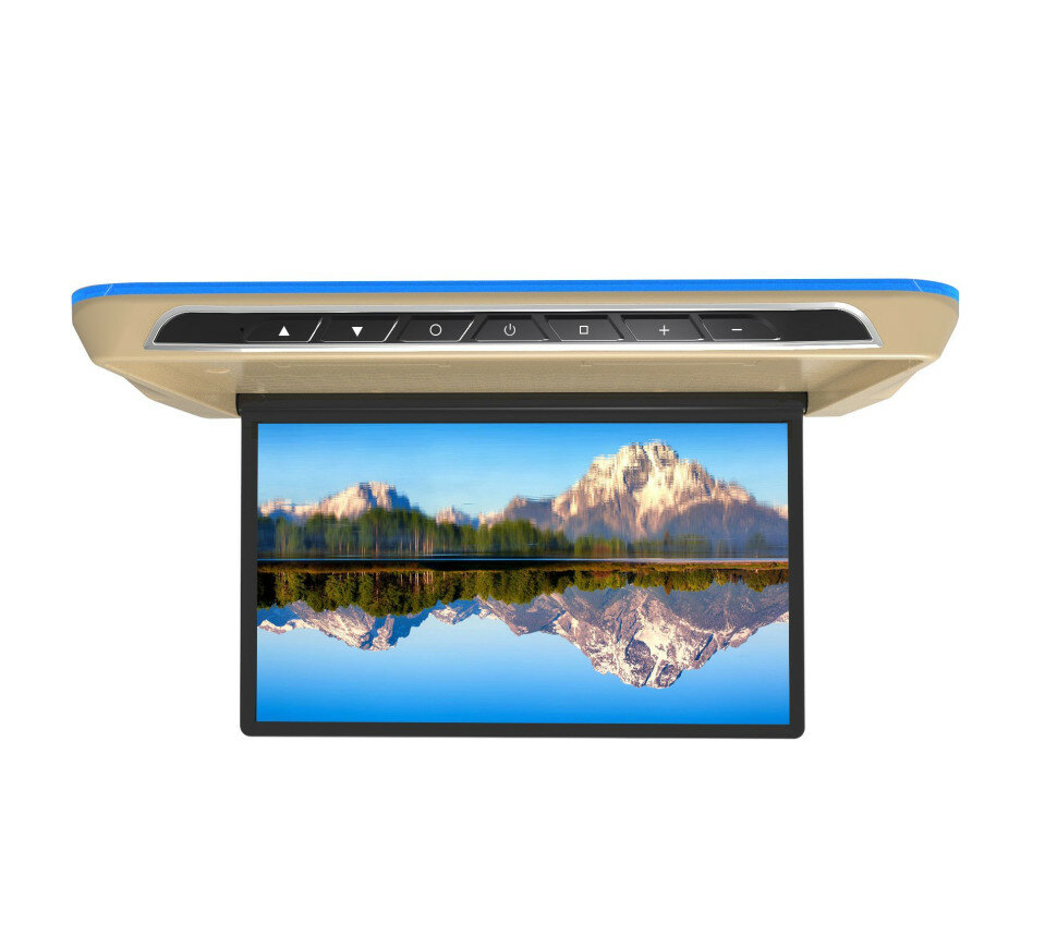 Моторизированный потолочный Смарт ТВ 17,3" Ergo ER1760AT (Android 11) бежевый