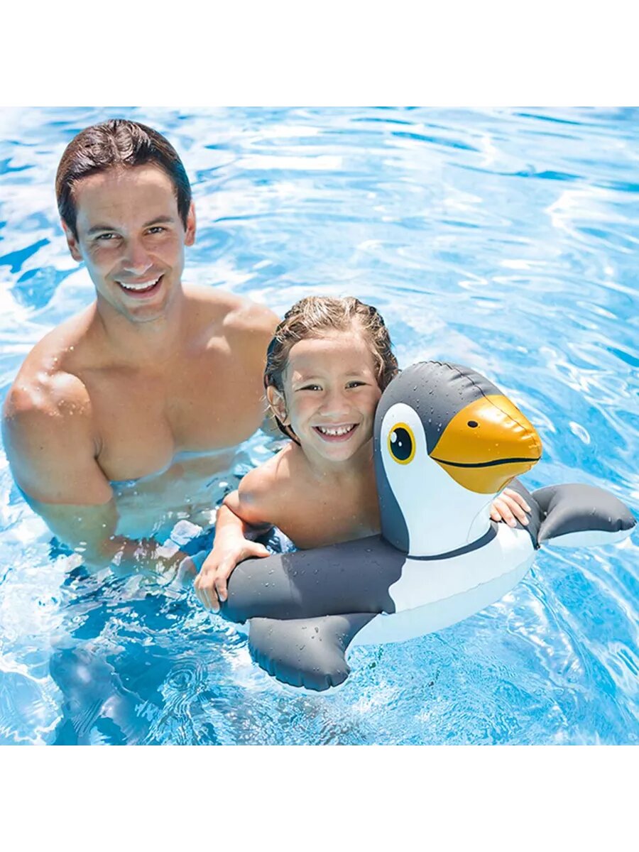 Круг надувной разъемный 64см Пингвин