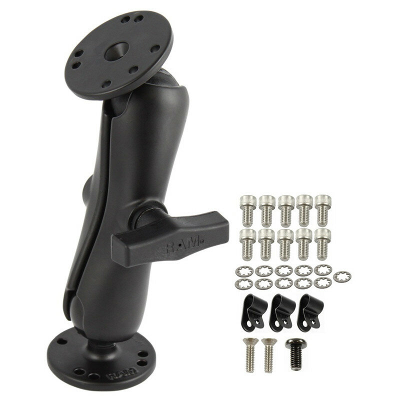 RAM-101-UNF1 RAM Double Ball Mount с унифицированным оборудованием для штрих-кода