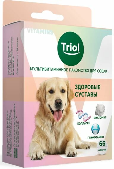 Triol Мультивитаминное лакомство для собак "Здоровые суставы", 33г 0.033 кг