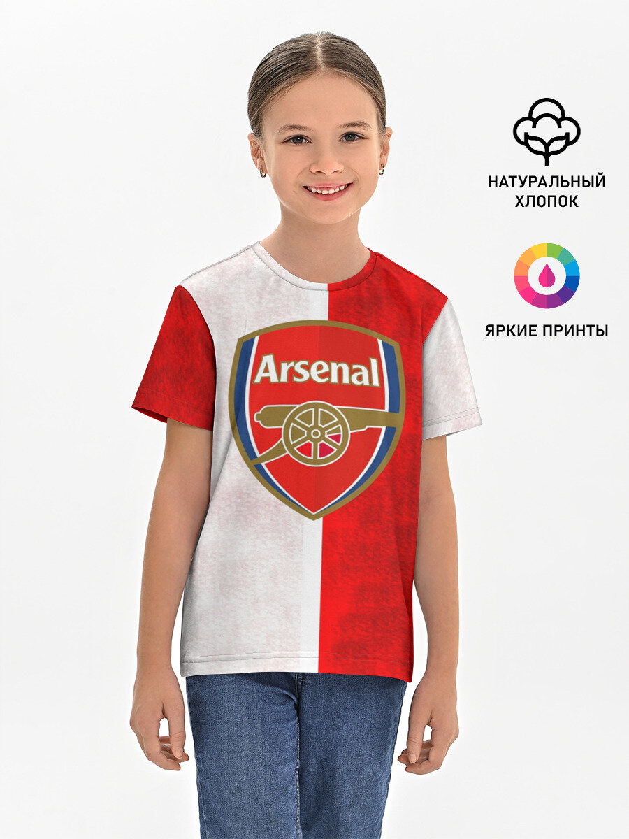 Футболка хлопковая детская FC Arsenal 3D