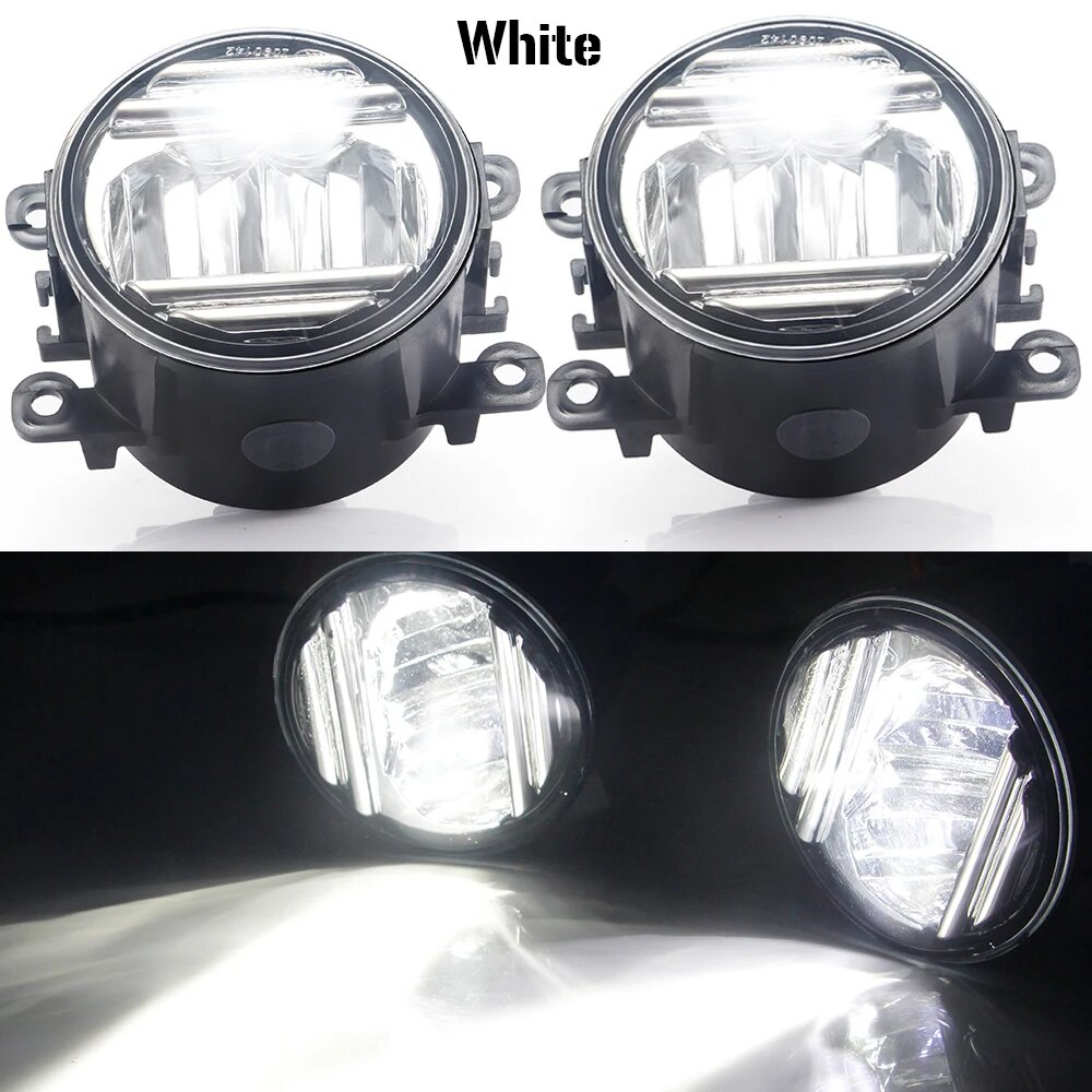 2 х 30 Вт светодиодные противотуманные фары в сборе для Fiat Punto Evo 500 Sedici Panda Ducato White