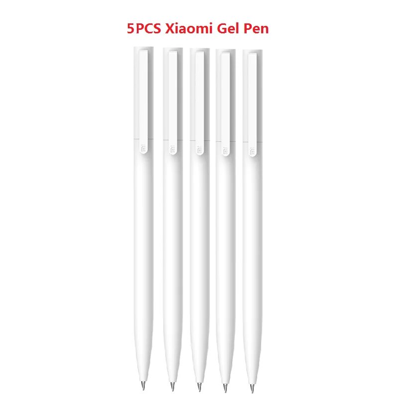 Гелевая ручка Xiaomi Mijia Mi 0,5 мм Белый, 5pc Pen