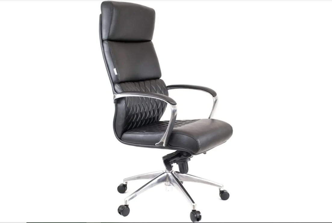 Кресло EVERPROF President Кожа Черный (EP 101 Leather Black)