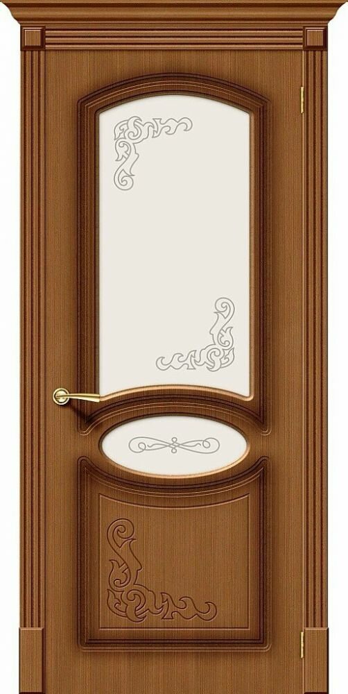 Межкомнатная Дверь Шпон Bravo Азалия Ф-11 Орех / Худ. 600x2000, 700x2000, 800x2000, 900x2000мм (полотно) / Браво.