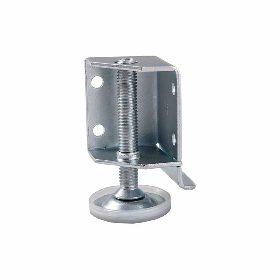 Опора угловая регулируемая с поддержкой боковины, подпятник М8, правая