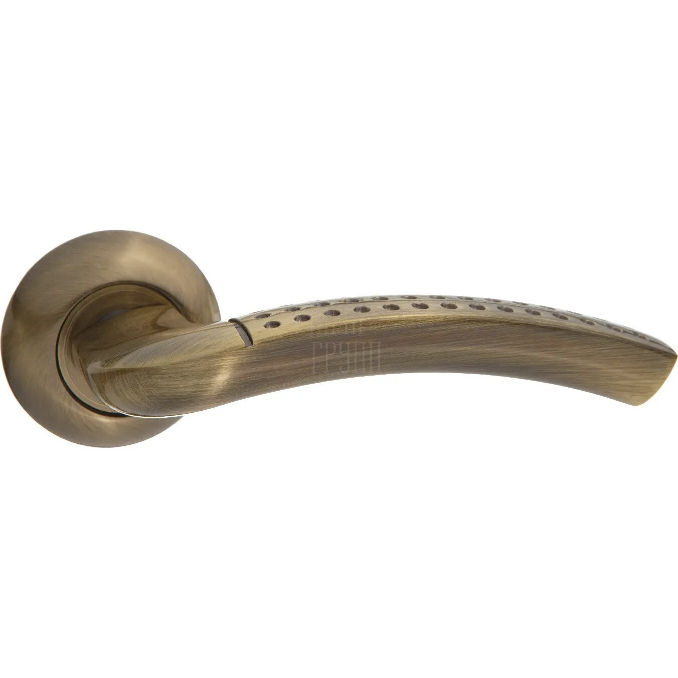 Дверные ручки Puerto (Пуэрто) INAL 510-08 на круглой розетке античная бронза