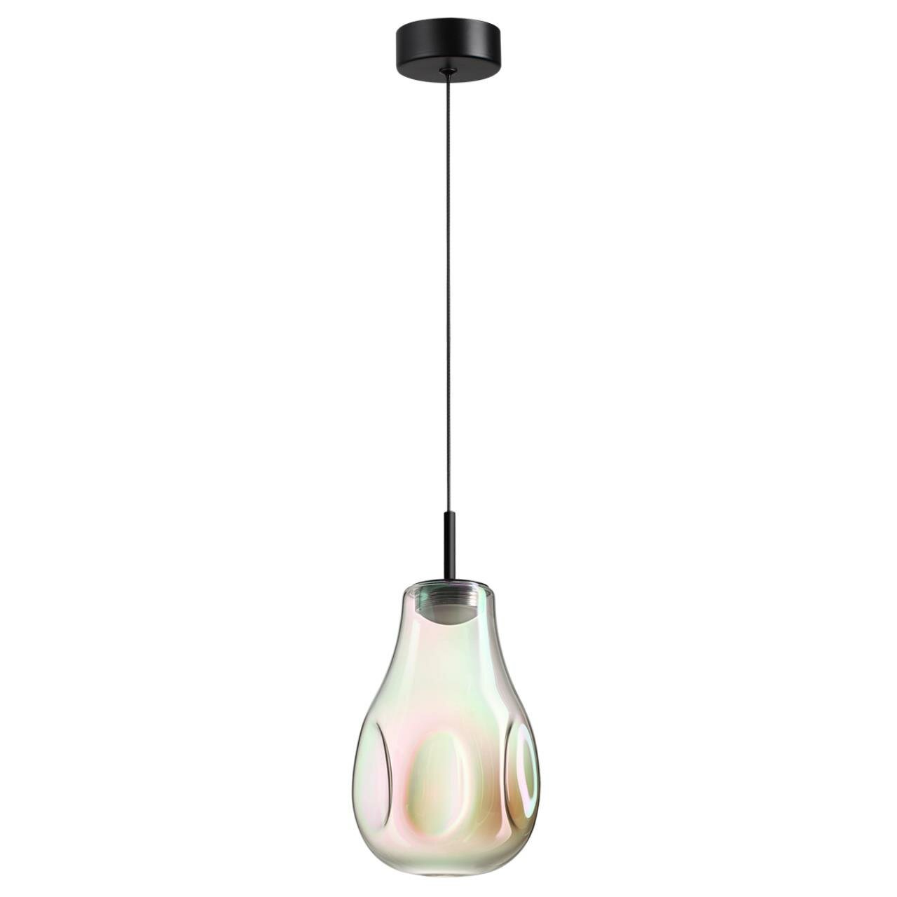 Подвесной светильник Odeon Light Nave 5098/4LB черный/бензиновый/металл/стекло LED 4W 4000K