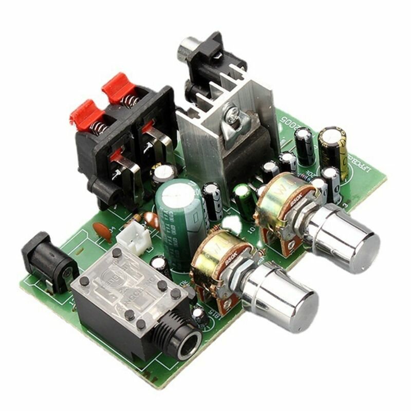 20Wx2 DC12V PA-2005 2,0-канальный усилитель малой мощности, мини-микрофон + ручка