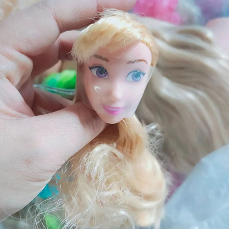 1 шт, детали головы куклы 1/6, обычная кожа, зеленые волосы для женской куклы 30 см, аксессуары, игрушки