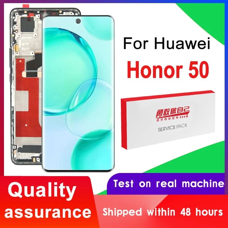 Оригинальный 6,57 "OLED-дисплей для Huawei Honor 50, ЖК-дисплей с сенсорным экраном и дигитайзером в сборе для детской модели, детали для замены