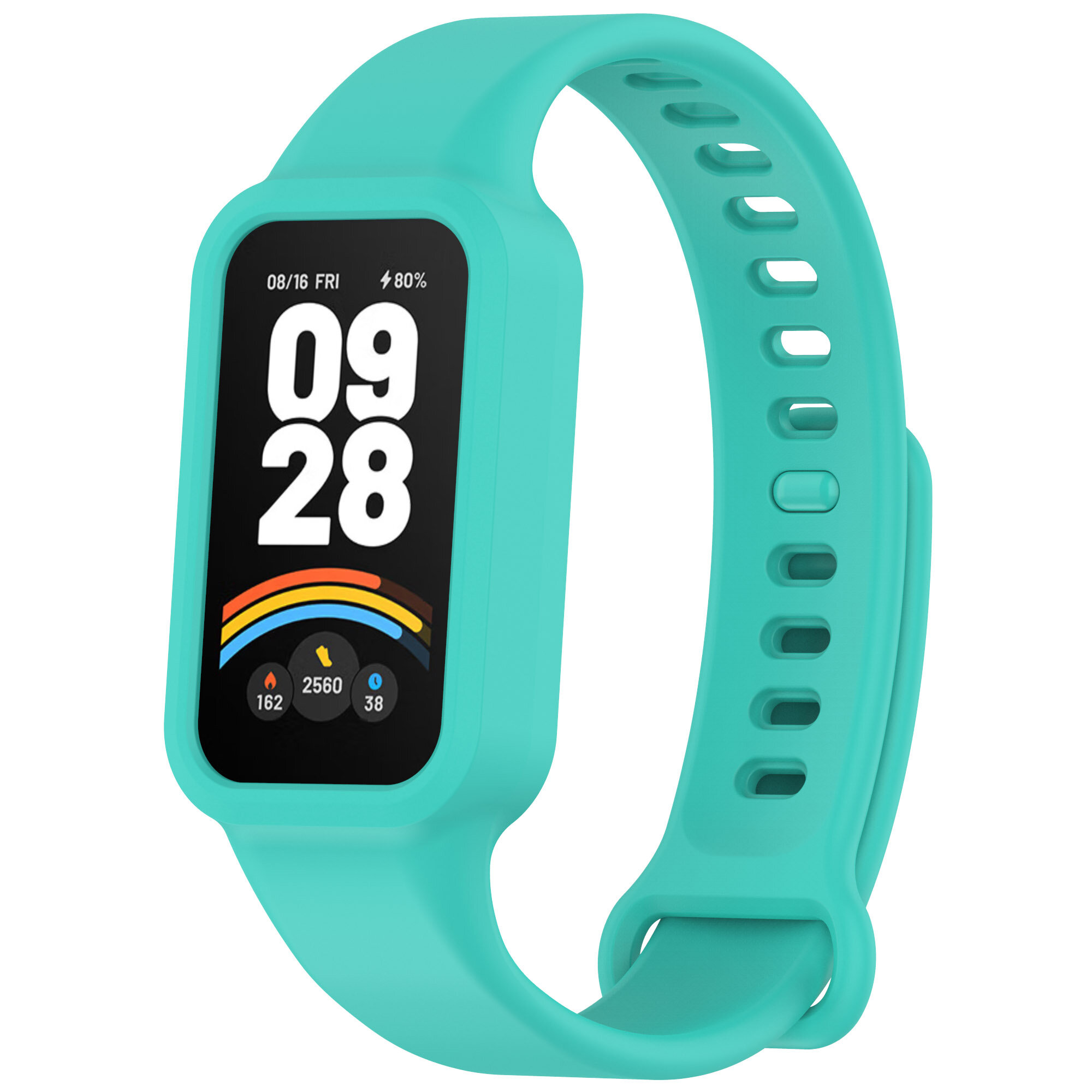 Силиконовый ремешок для часов подходит для фитнес-браслетов Xiaomi Smart Band 9 Active/ Redmi Smart Band 3 запасной ремешок сменный ремешок