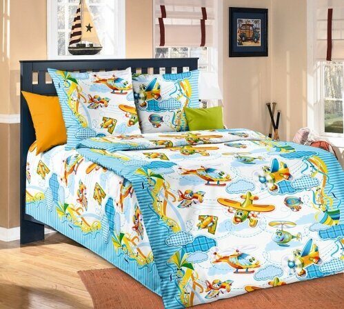 Лайт Постель комплект постельного белья c простыней на резинке "От винта" для кровати машины Audi A4