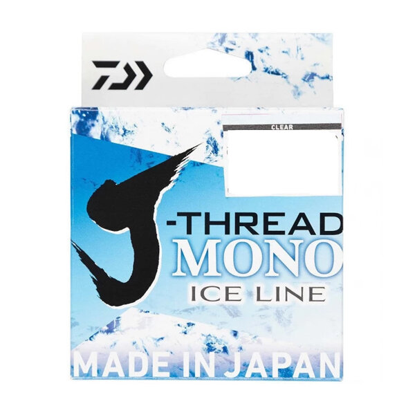 Леска Daiwa "J-Thread Mono Ice Line" (Прозрачный), 0.19 мм, 50 м