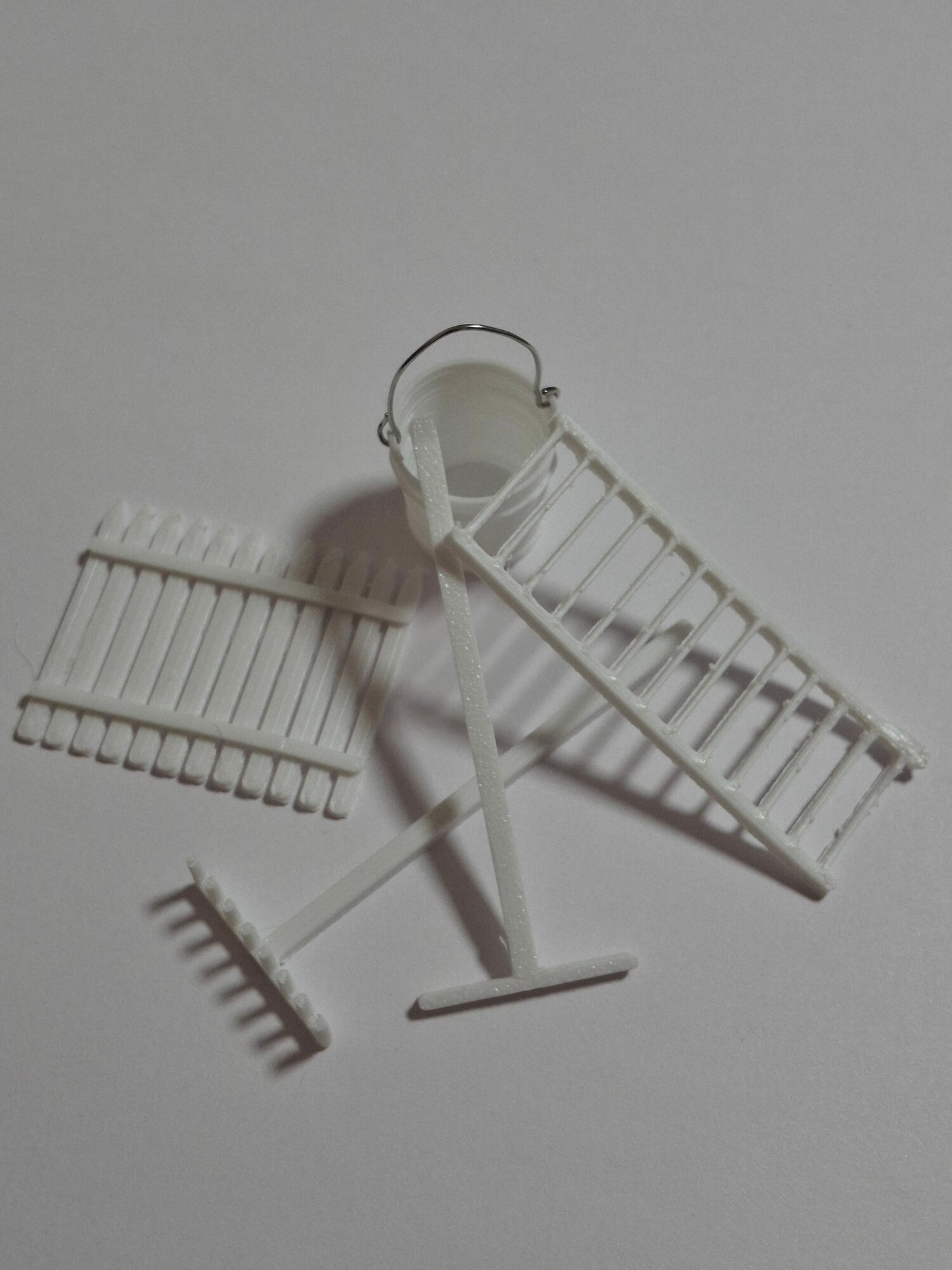 Набор миниатюр для ватной игрушки, куклы - 5 шт, пластик ABS