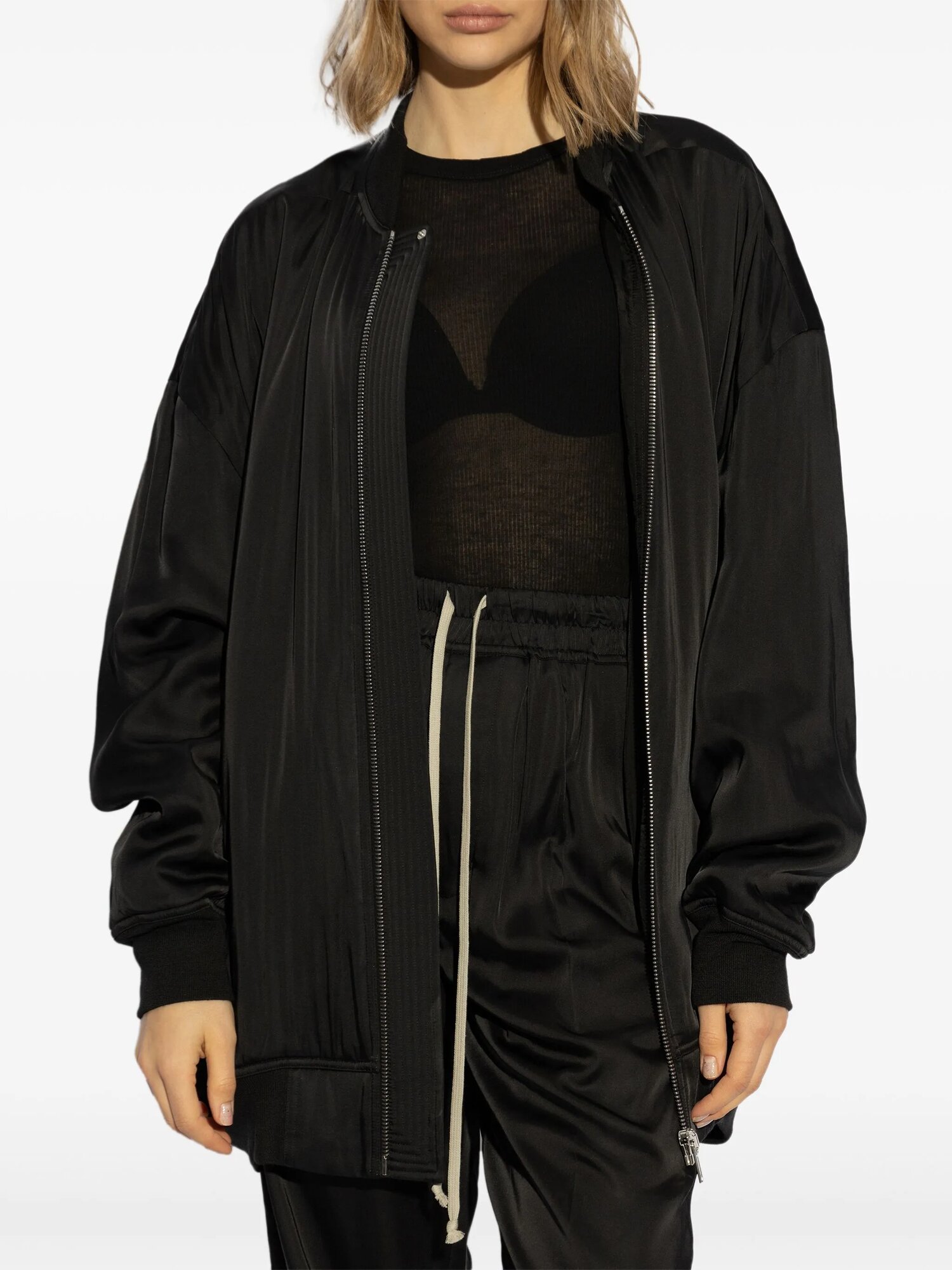 Куртка Rick Owens Jumbo Flight, размер 38, black/black — фото 1