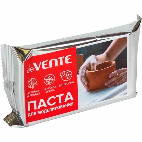 Паста для моделирования deVENTE 150 гр, Hobby Creative терракоттовая, самозатвердевающая на воздухе (8042423)