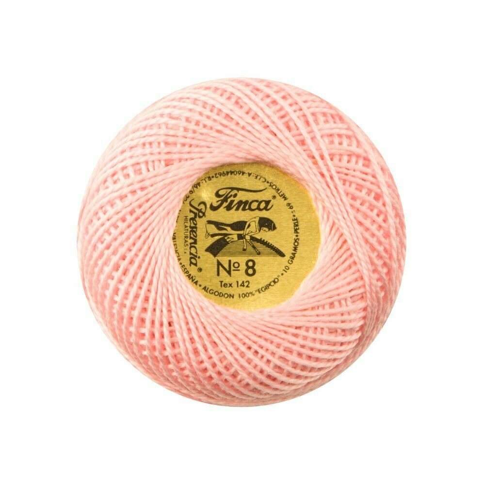 Мулине PRESENCIA HILATURAS "Finca Perle", Жемчужное, №8, однотонный цвет 1724, 1 шт