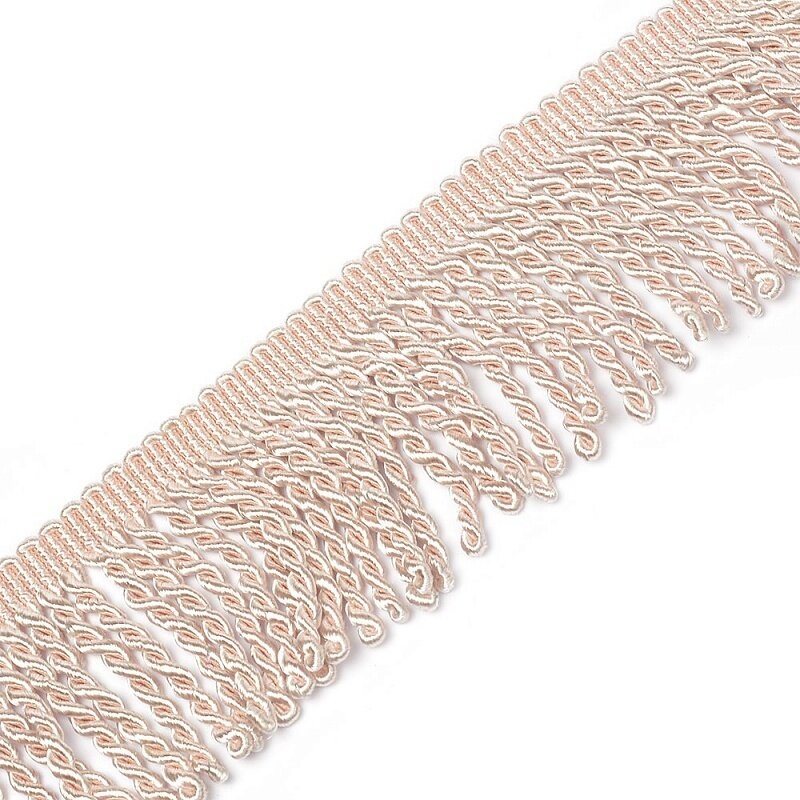 Бахрома отделочная TBY ширина 62 мм, светло-розовый, 10 м (БХ.0390-0910.6377)