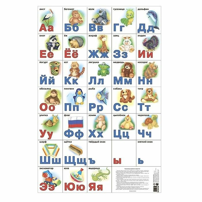 Обучающее пособие Айрис-пресс Разрезная русская Азбука, ламинированная бумага (978-5-8112-2775-4)