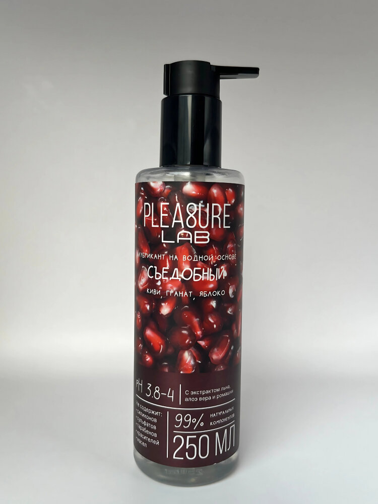 Съедобный Лубрикант на Водной Основе Pleasure Lab Киви, гранат, яблоко 1182-02lab