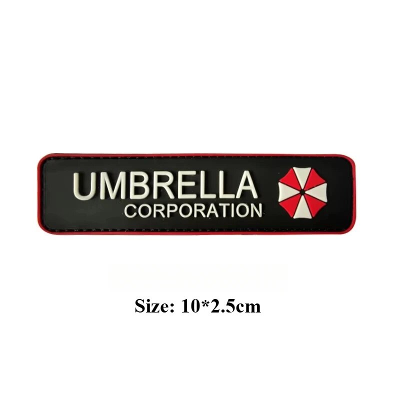 Нашивка Umbrella Corporation, 10*2.5см, Цвет: 3