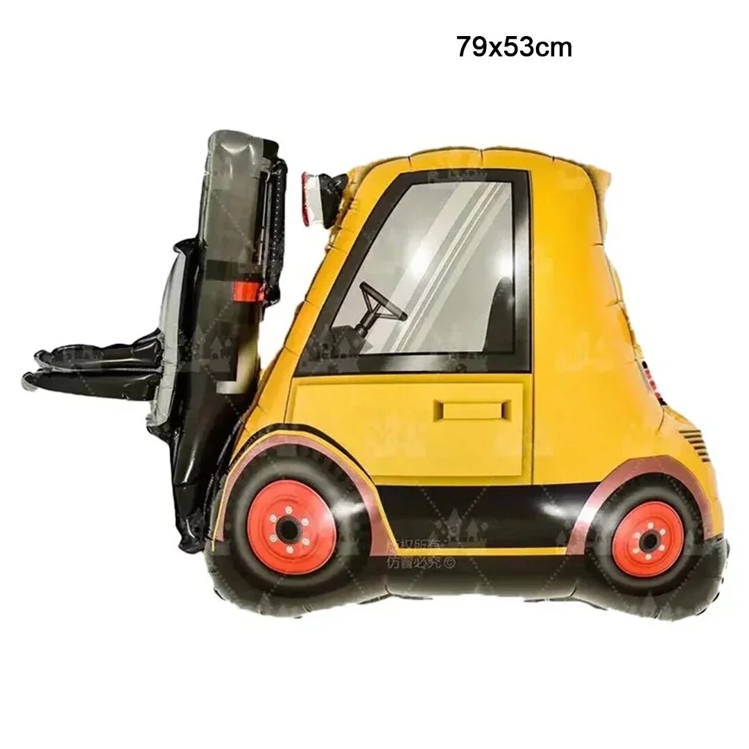 Фольгированный шар "Форильщик" 79x53см, цвет Forklift