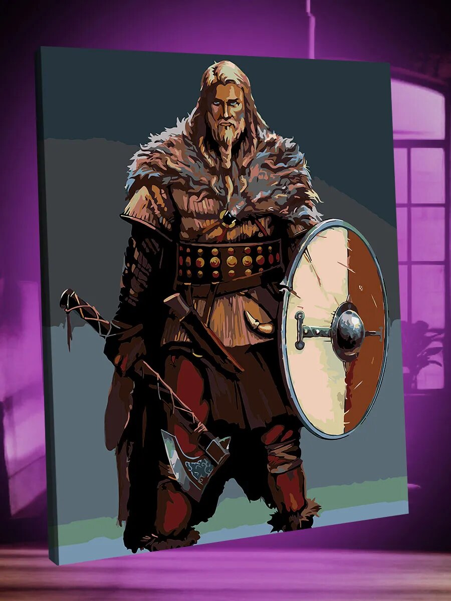 Картина по номерам Скандинавия викинги