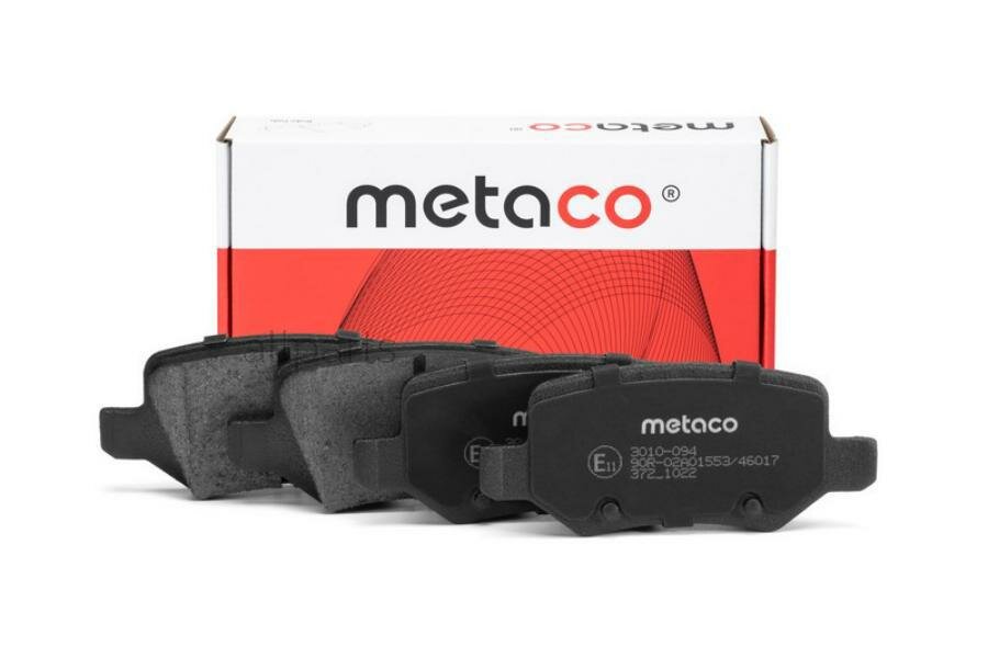 METACO 3010-094 Колодки тормозные задние дисковые к-кт Mercedes Benz W245 B-klasse (2005-2011), Mercedes Benz A140/1