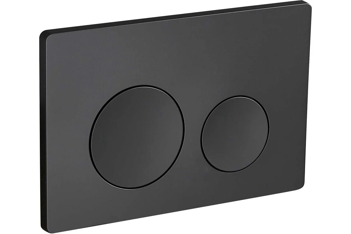 RGW кнопка слива SWH-07B черный двойной смыв для унитаза модель 68420007-04 с креплением