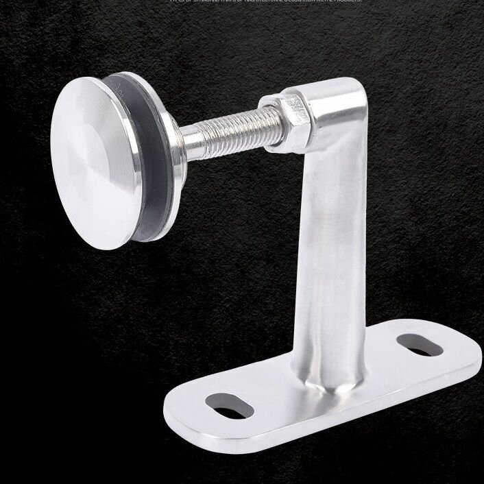 Комплект креплений на одну тягу для козырьков из стекла 3 шт.