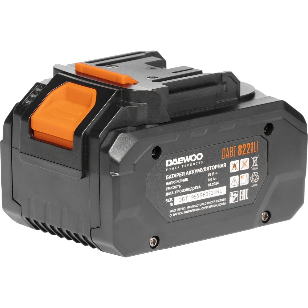 Батарея аккумуляторная DAEWOO DABT 8221Li, 4.5 А