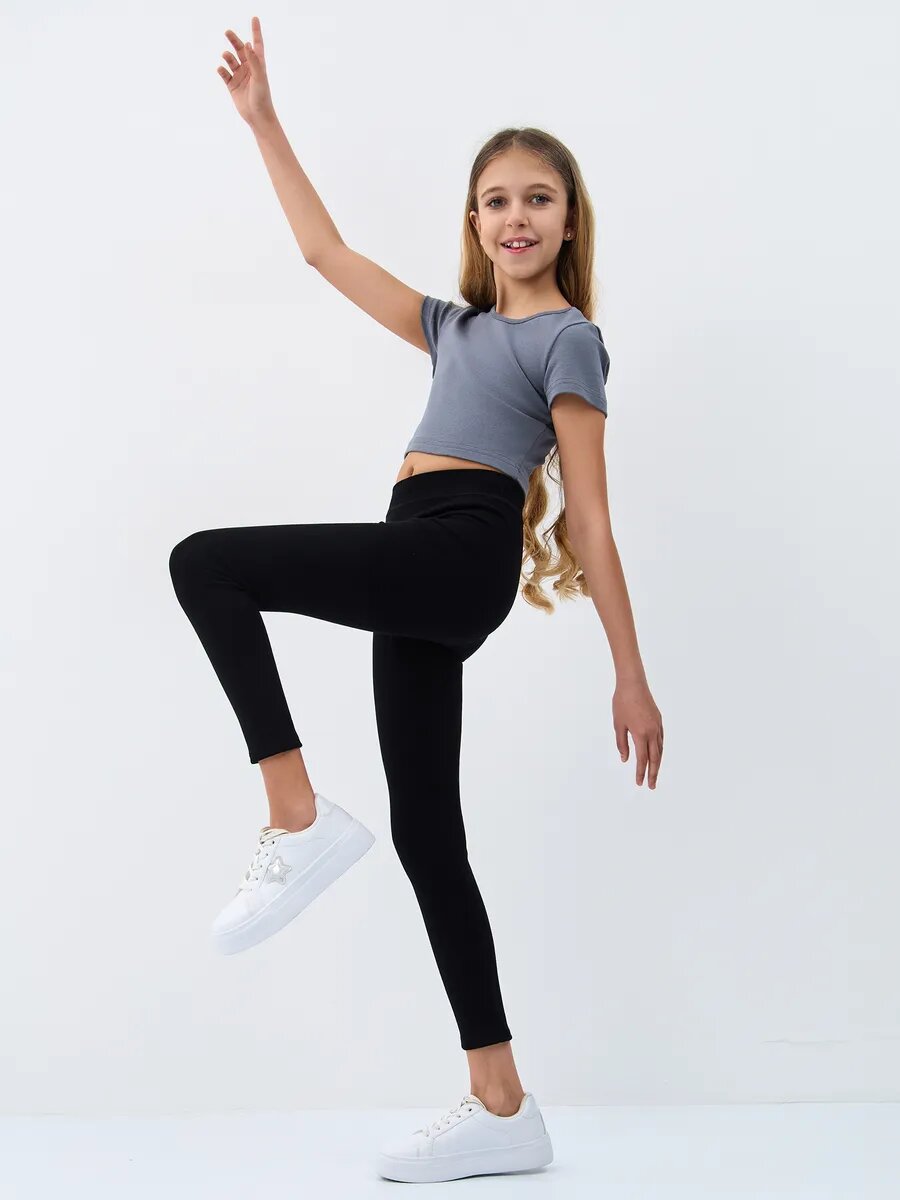 Легинсы в рубчик