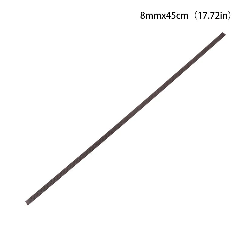 Лента для кромки ракетки для настольного тенниса Black Carbon Fiber 6mm/8mm black-8mm