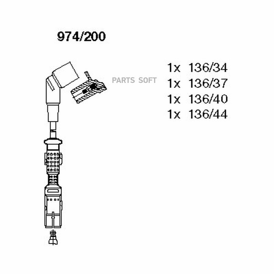BREMI 974/200 Провода в/в к-т BMW 3 E46/E36 -05 ()